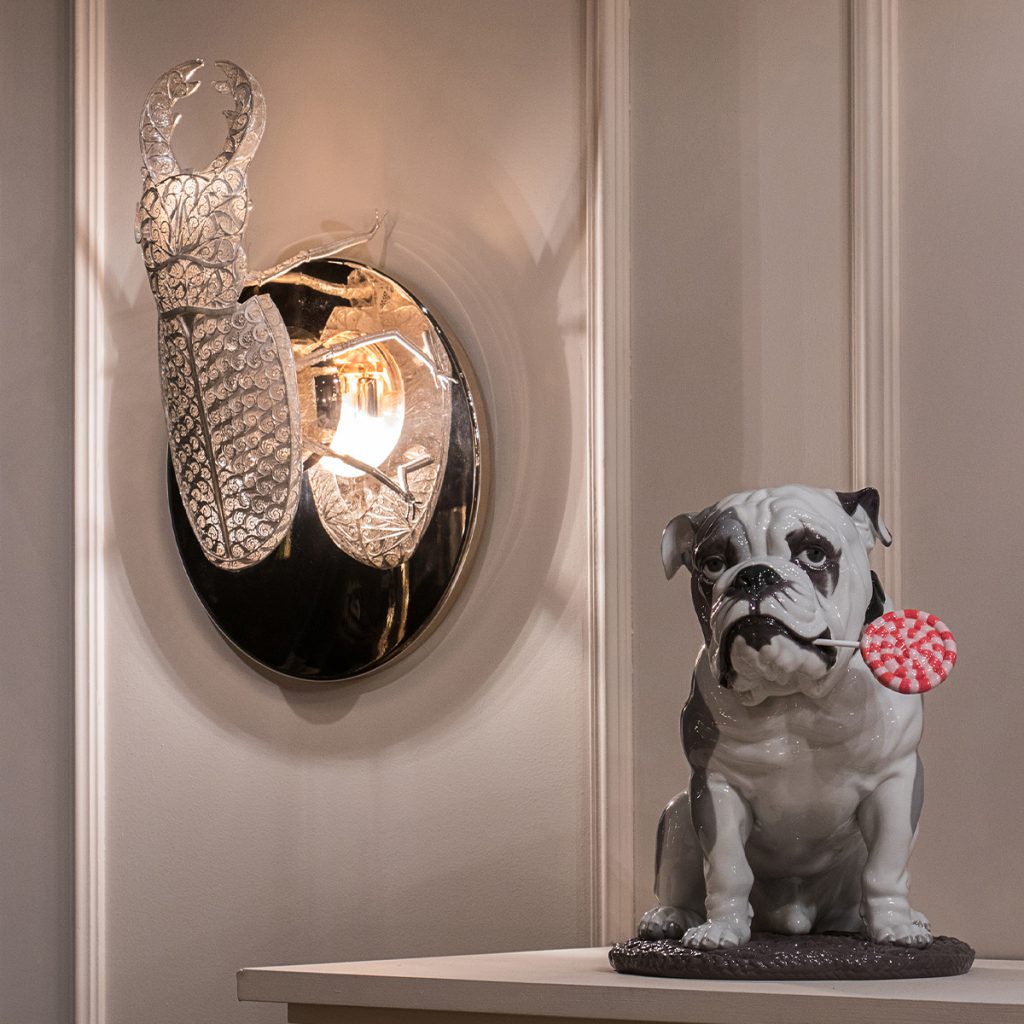 Filigree Lucanus Wall Lamp by Boca do Lobo | Covet Lighting