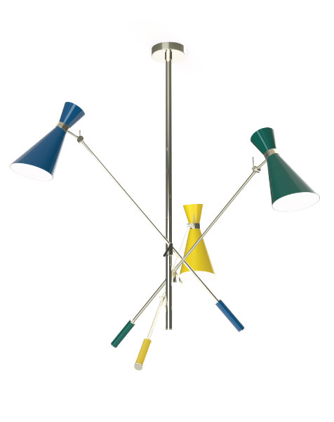 Stanley Suspension Lamp by DelightFULL | Covet Lighting