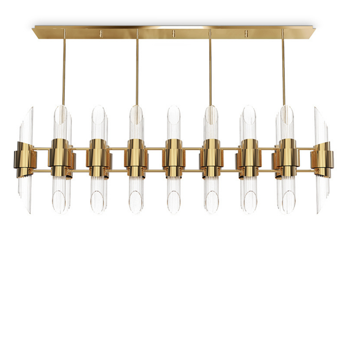Tycho Rectangular Suspension Lamp by Luxxu | Covet Lighting