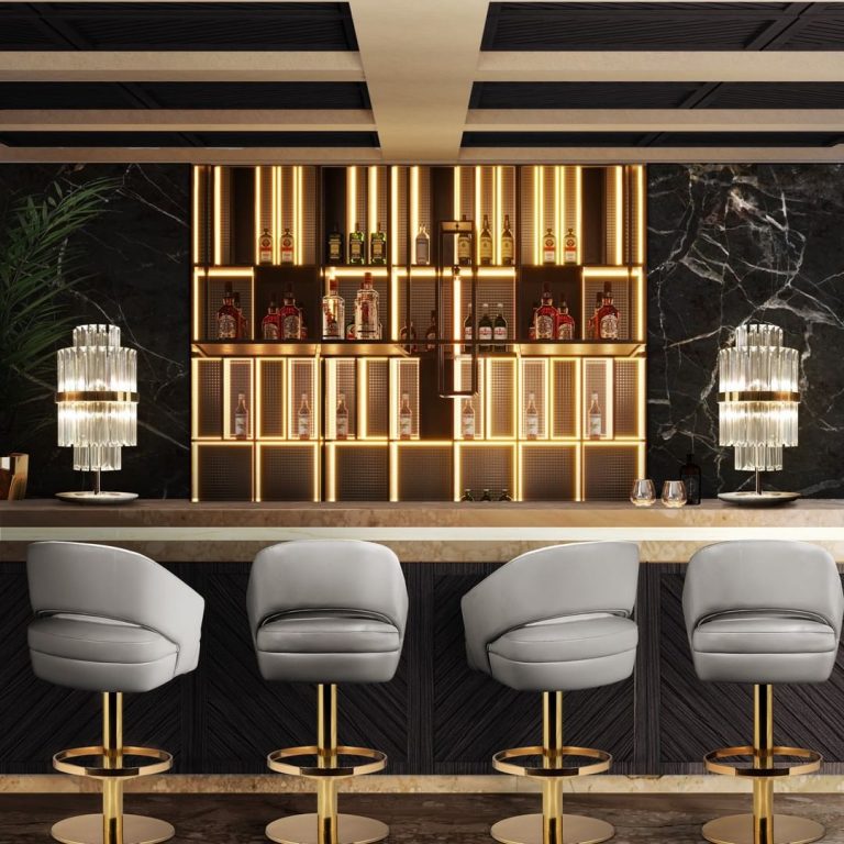 BAR DECOR WITH LIBERTY TABLE LAMP IN AN CLASSIC STYLE | Covet Lighting
